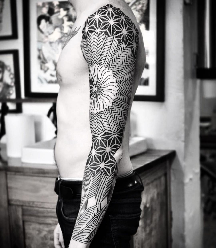 Geometric Lines and Patterns By Chris Jones – Vic Market Tattoo